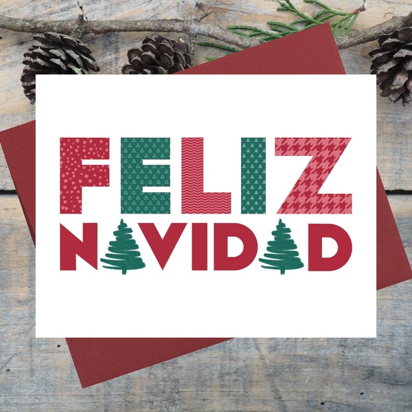 Spanish Holiday Card - Etsy