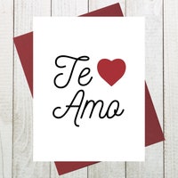 Te Amo - Etsy