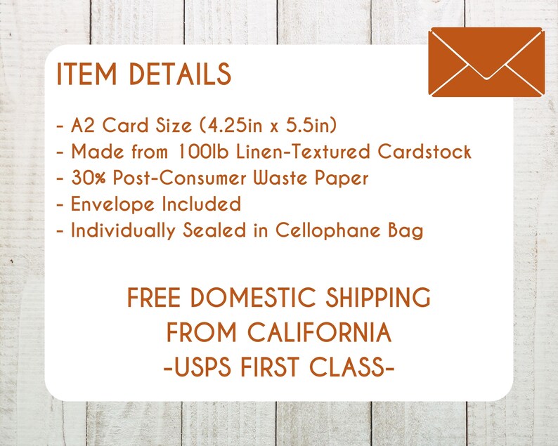 Custom Fall Wedding Congratulations Card Personalized Autumn | Etsy