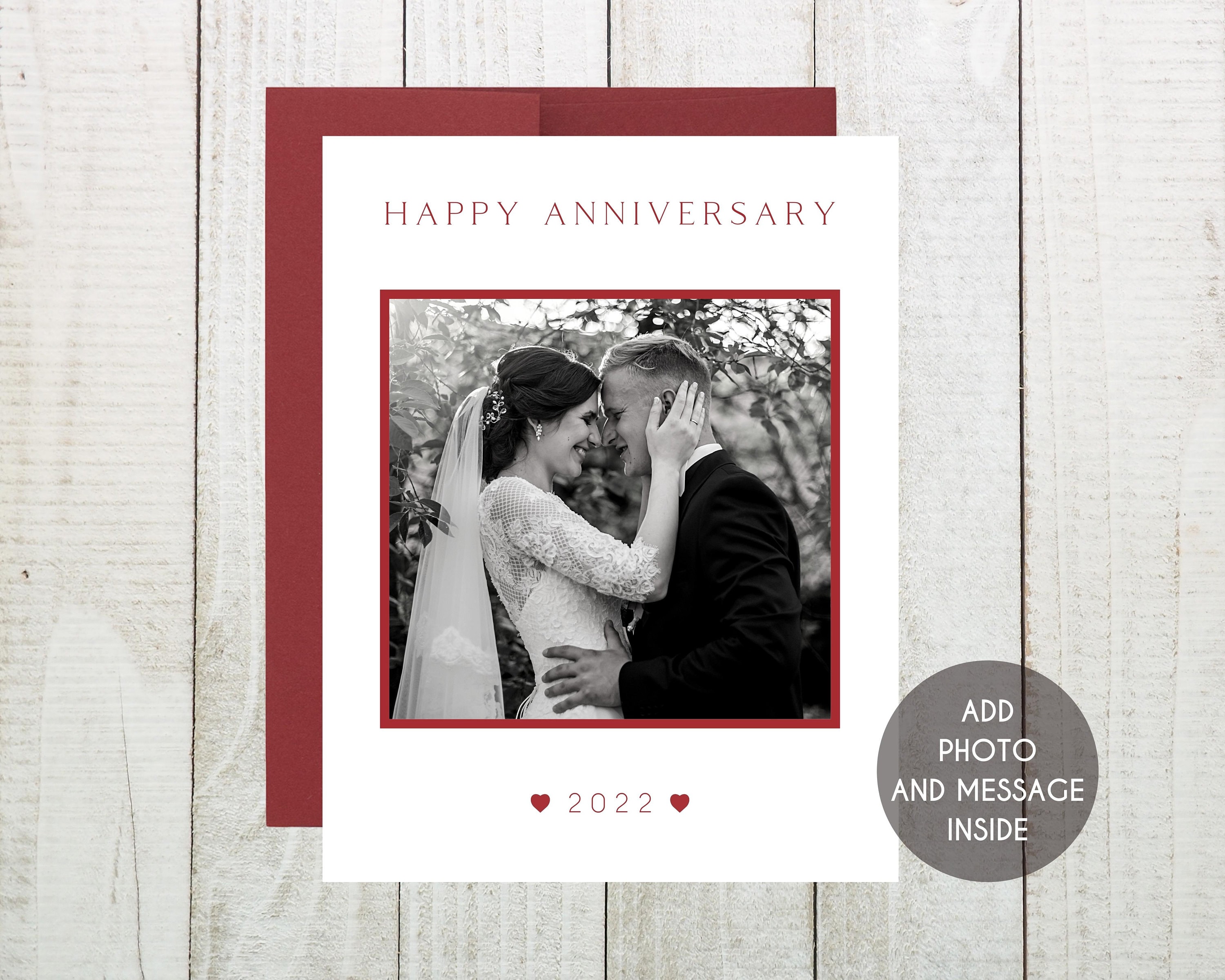 Custom Anniversary Card Personalized Anniversary Card Custom - Etsy