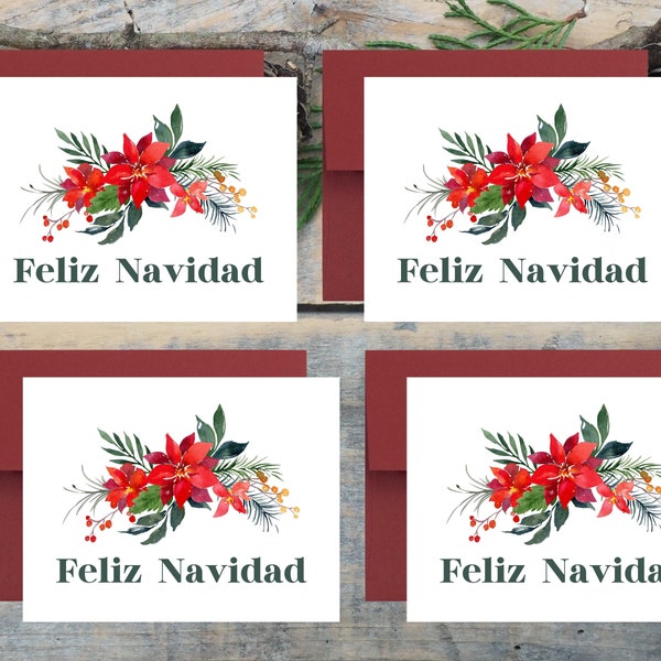 Spanish Holiday Card - Etsy