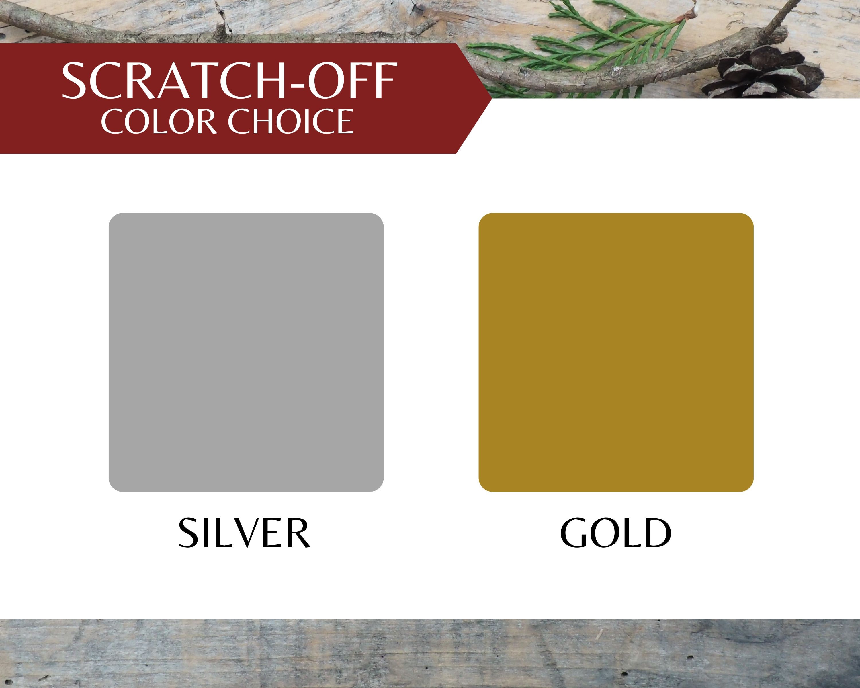 Personalized Surprise Christmas Scratch to Reveal Card Custom - Etsy