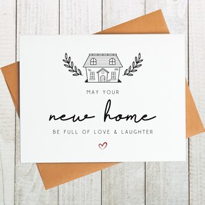New Home Card, Congratulations on Your New Home, Love & Laughter Card ...
