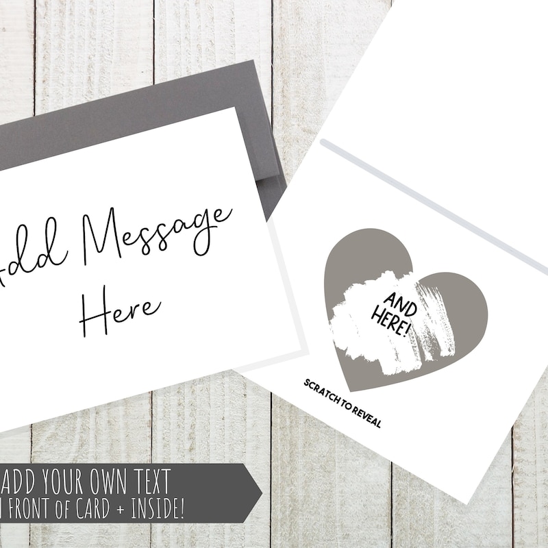 Custom Scratch off Card - Etsy