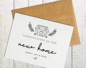 Custom Congratulations New Home Card Welcome Home - Etsy