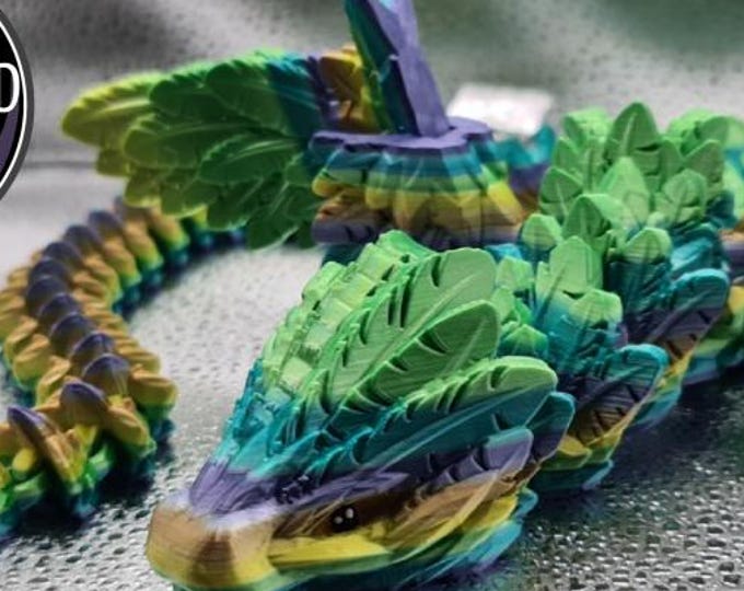 3D PRINTED - Articulating Flying Serpent / Dragon - Design by ...