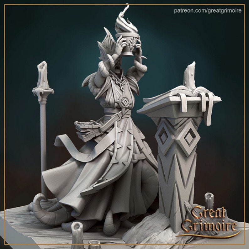Dark Water Cultists Great Grimoire 3D Print Ready to - Etsy
