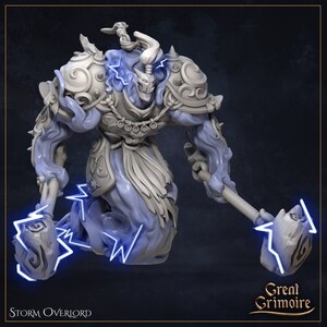 Storm Spirits Great Grimoire 3D Print Ready to Paint - Etsy