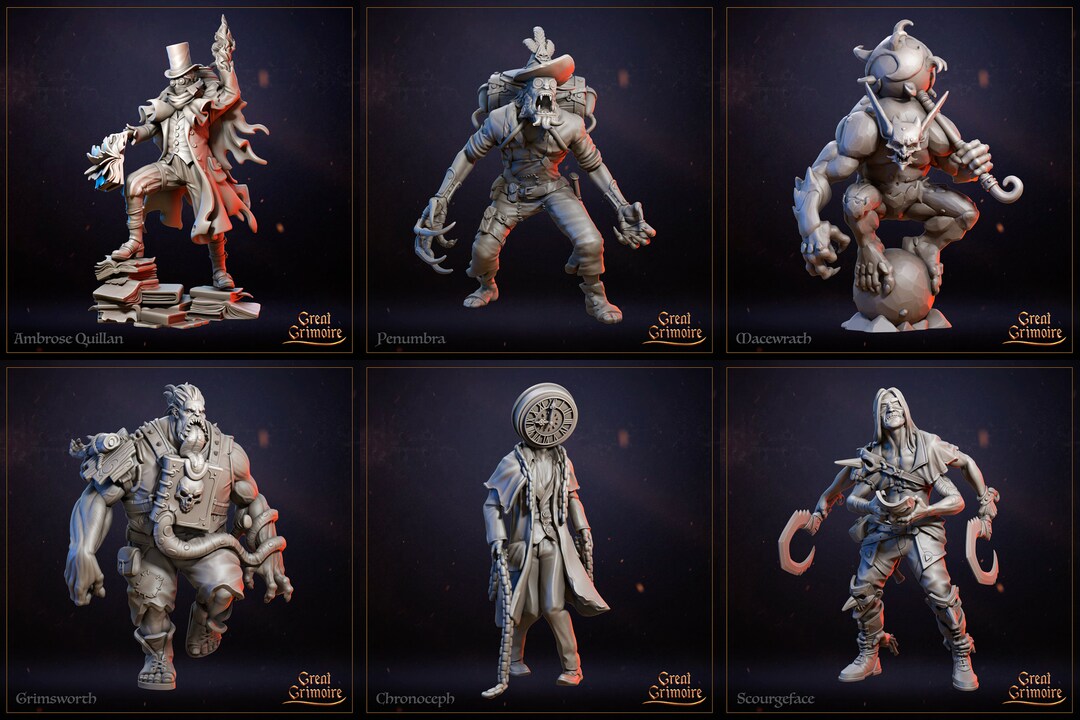 The Inkspired | Great Grimoire | 3D Print | Ready to Paint - Etsy