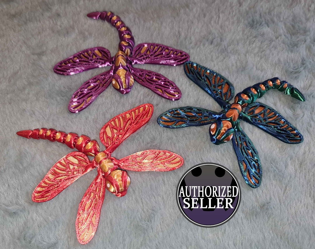Articulated Dragonfly | Cinderwing3d - Etsy