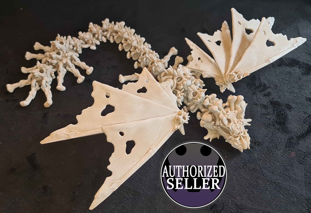 Articulated Hollow Dragon | Cinderwing3d | Unpainted/painted - Etsy