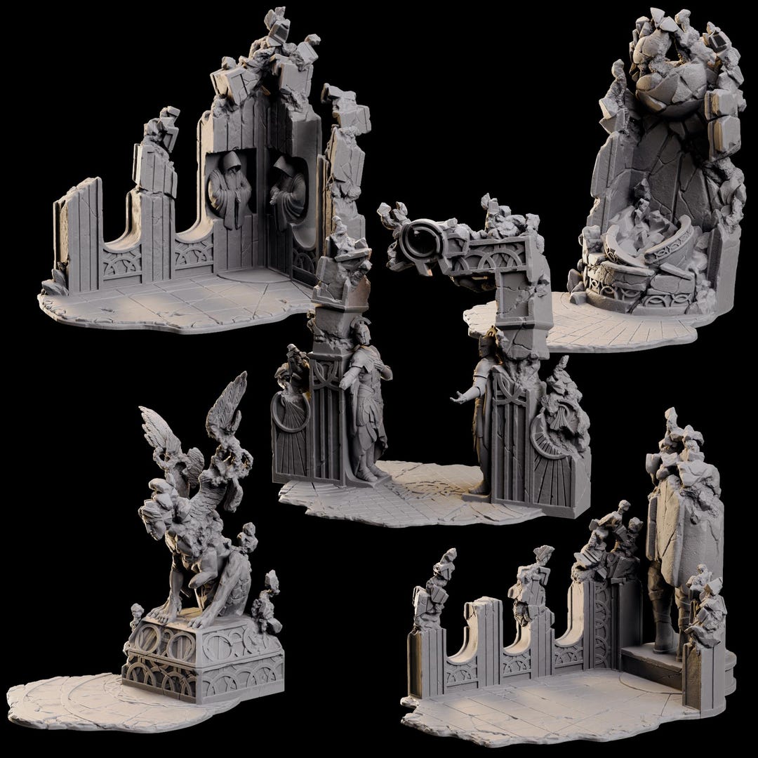 Astarian Pathways Terrain Pack | Malediction | 3D Print - Etsy