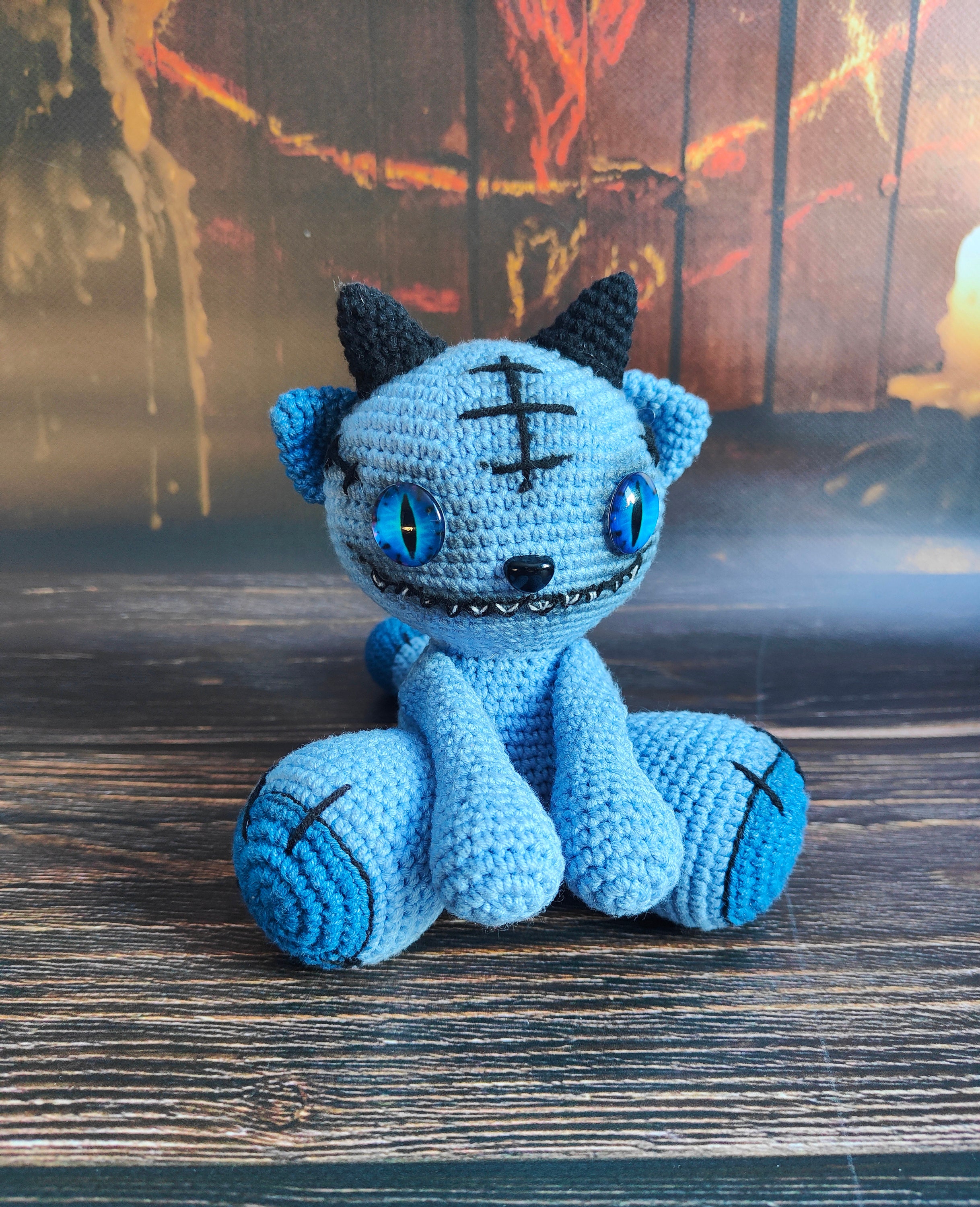 Evil Cat Zombie Cat Plush Creepy Plush Horror - Etsy