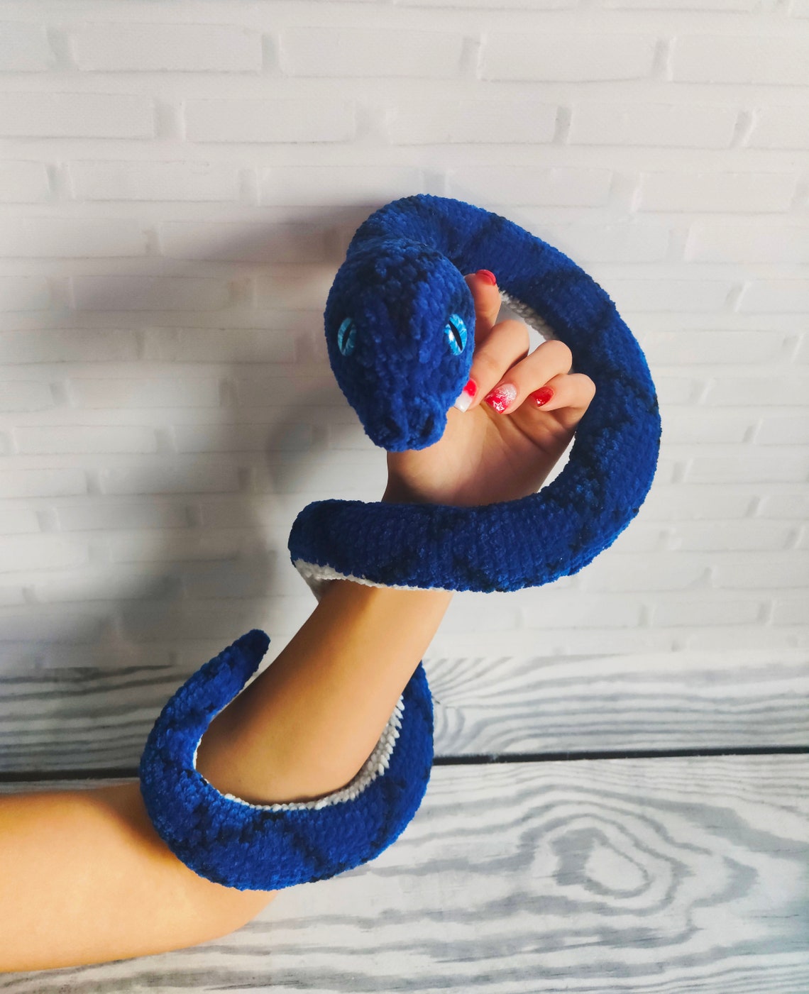 Snake Plush Snake Stuffed Animal Amigurumi - Etsy