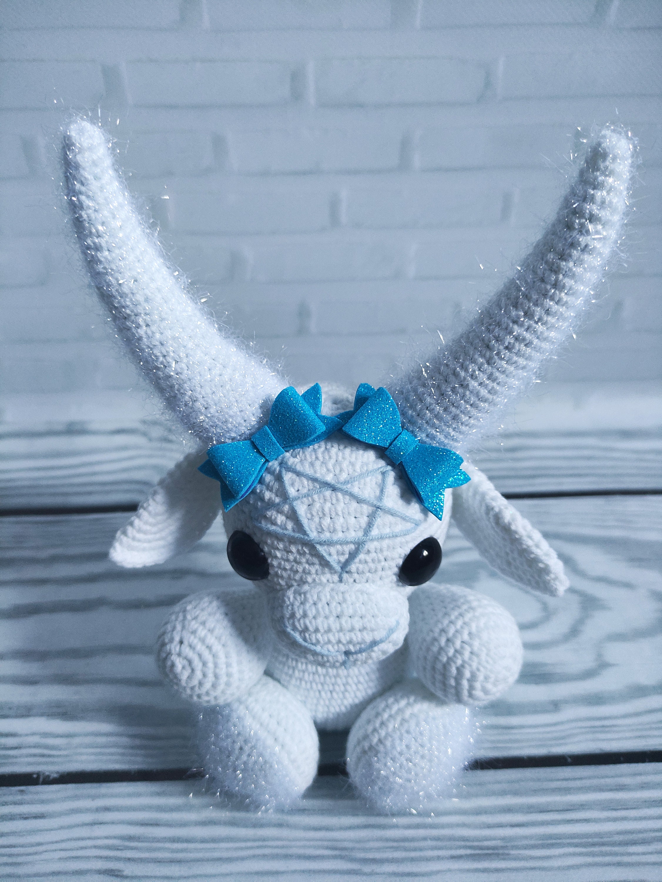 Baphomet Baphomet Plush Knitted Baphomet Gothic Toy | Etsy