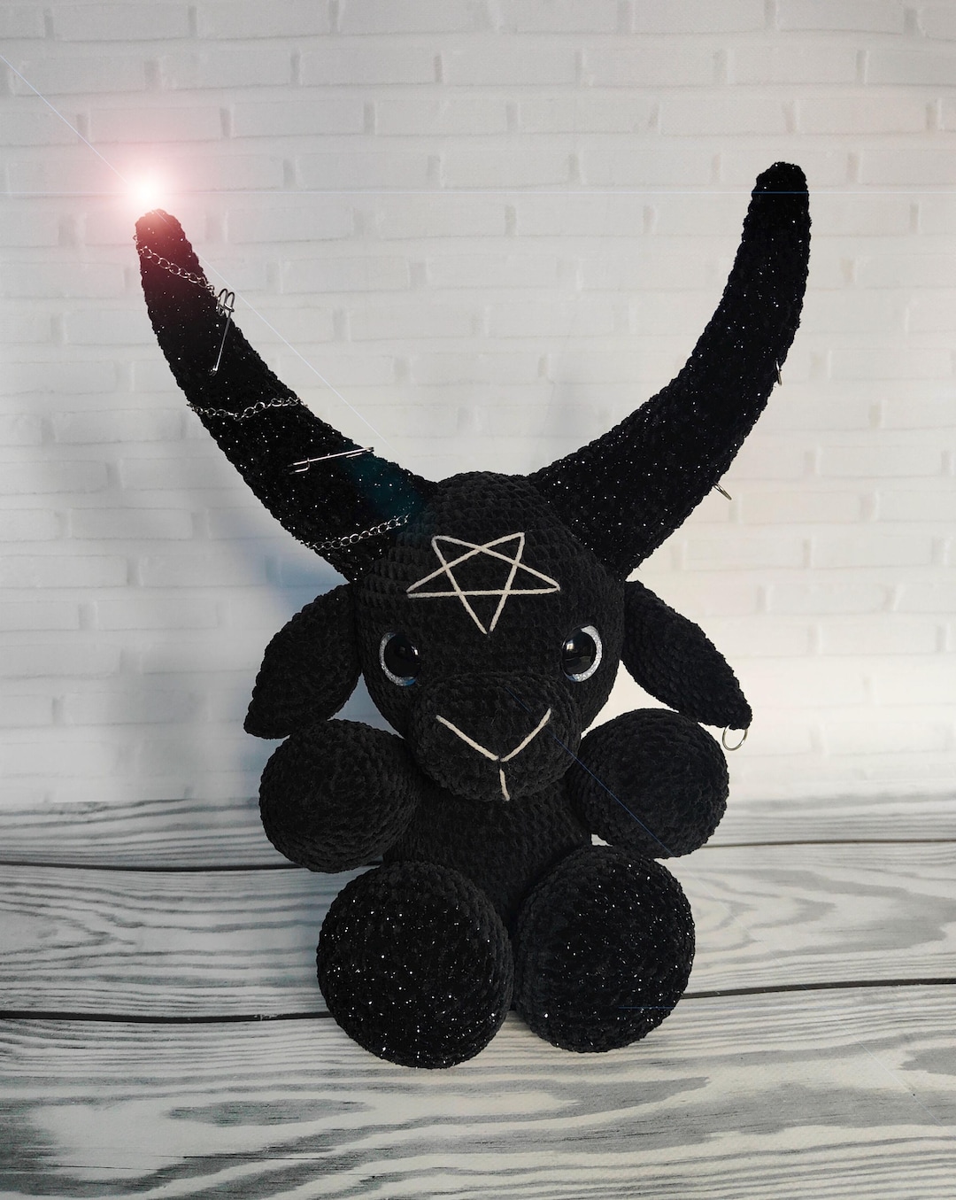 Baphomet, Plush Baphomet, Occult Toy, Satanic - Etsy