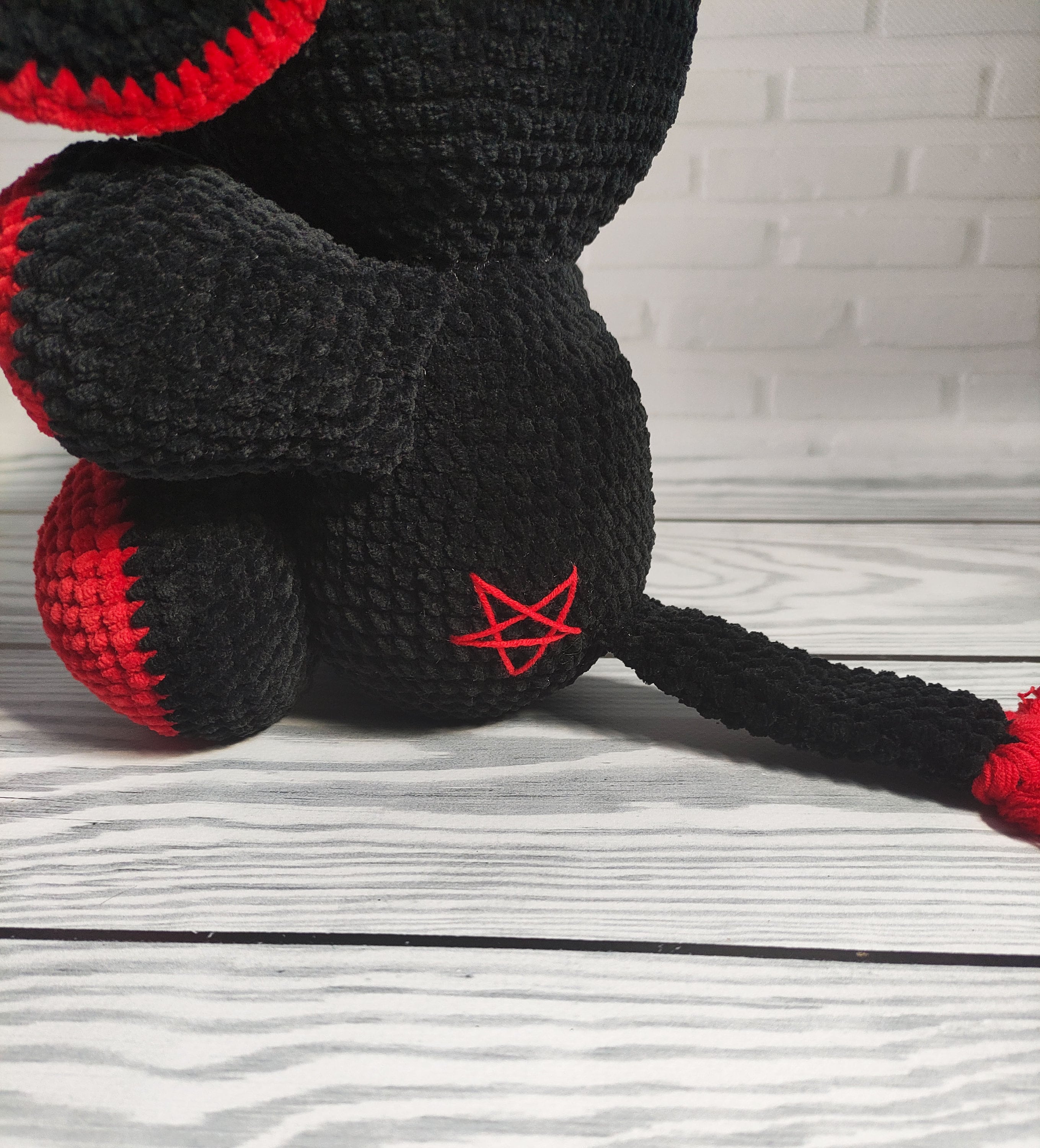 Baphomet, Crochet Plush Baphomet, Occult Toy, Satanic - Etsy