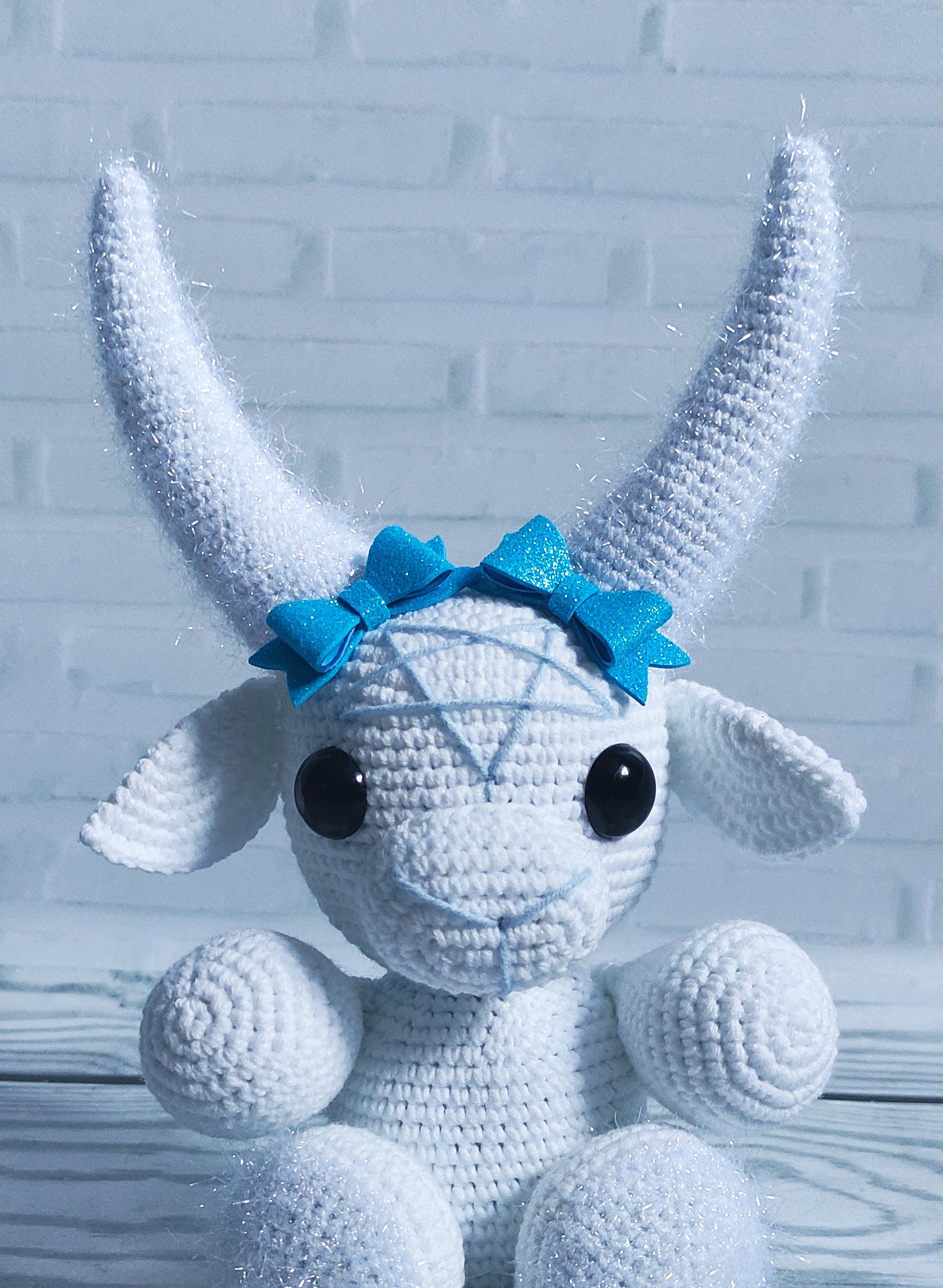 Baphomet Baphomet Plush Knitted Baphomet Gothic Toy | Etsy