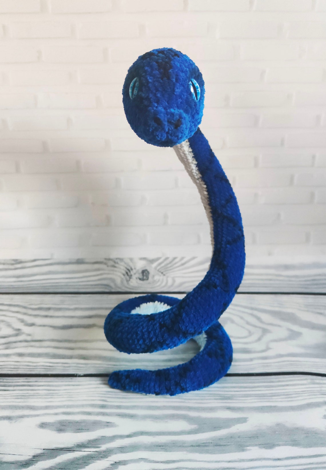 Snake Plush Snake Stuffed Animal Amigurumi - Etsy