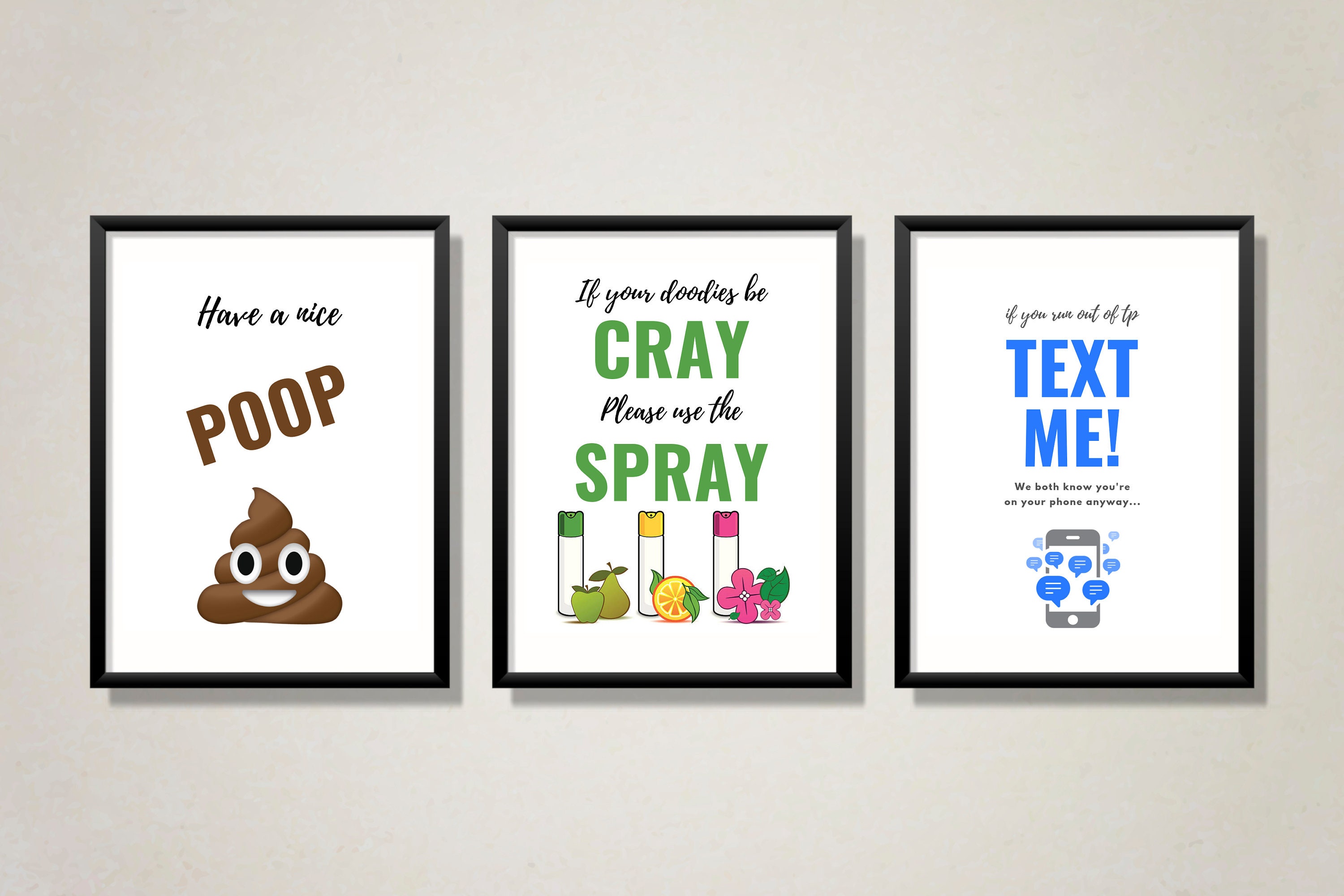 Funny Bathroom Prints - Etsy