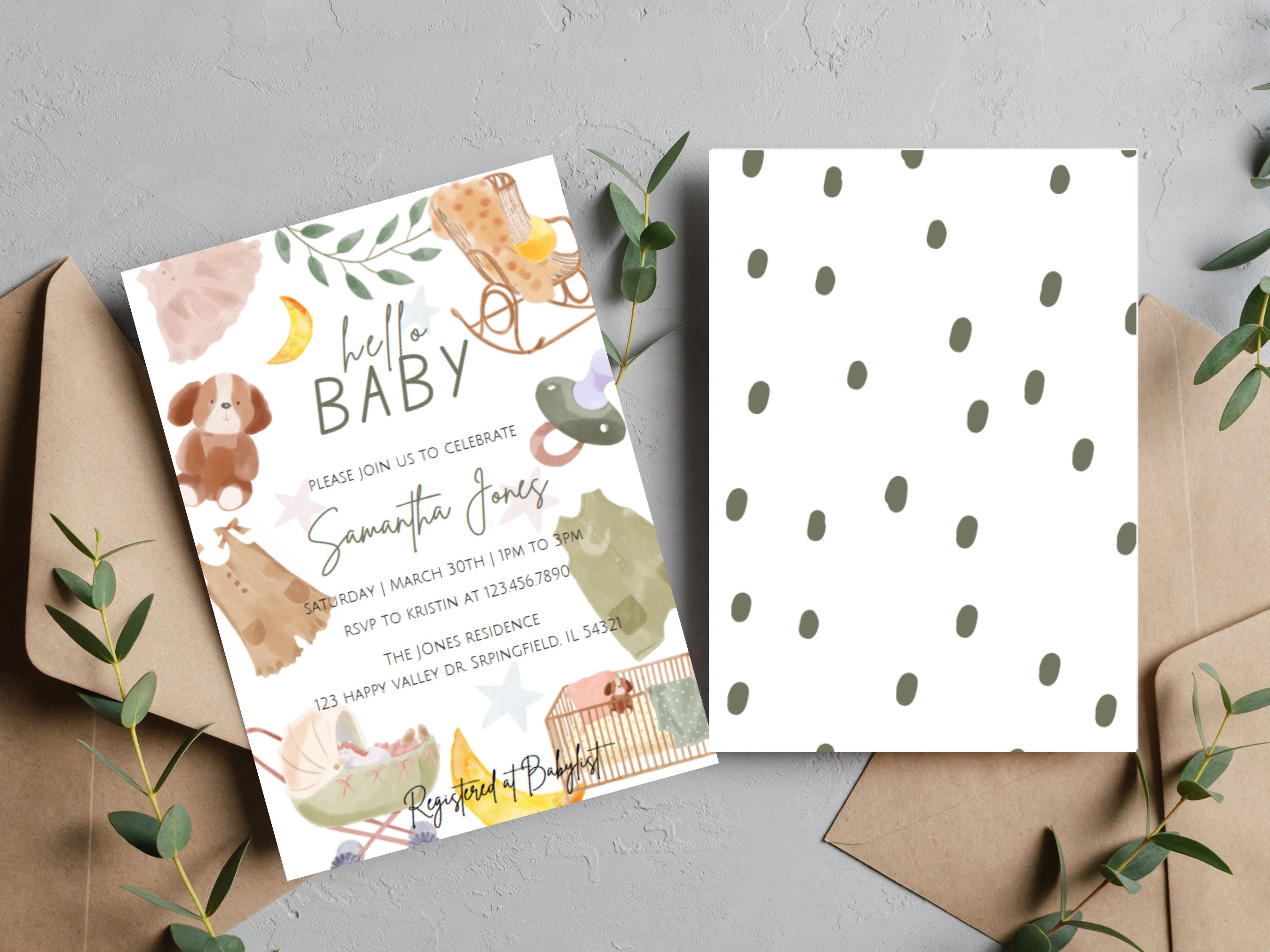 Boho Baby Shower Invitation | Boho Baby Shower Invitation Bundle ...