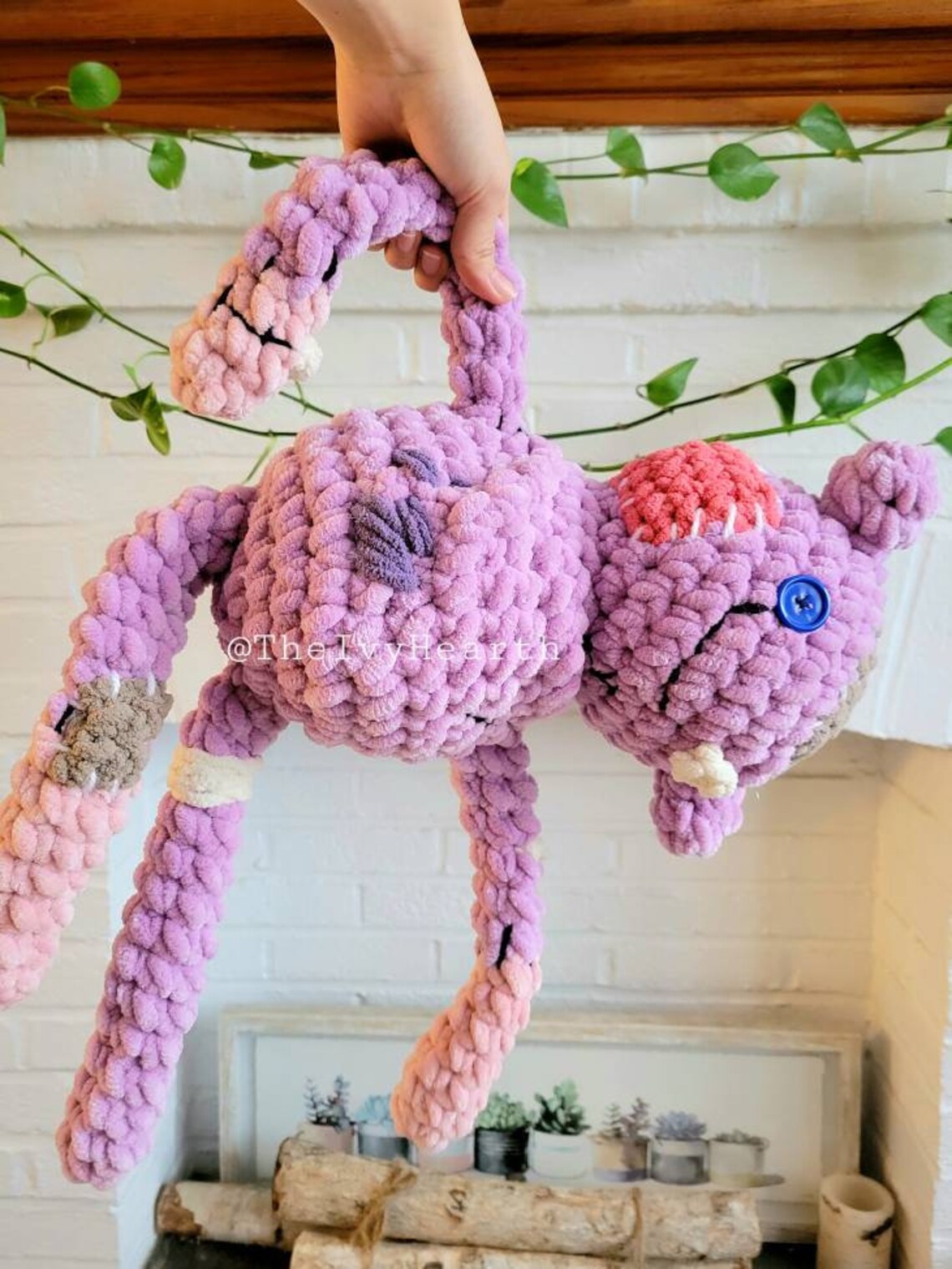 Large Hambo Plush Crochet Hambo Adventure Toy Cartoon - Etsy