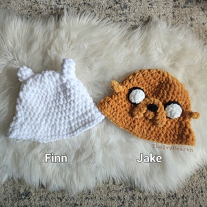 Finn and Jake Crochet Bucket Hat Pattern: Chunky Yarn, Adventure ...