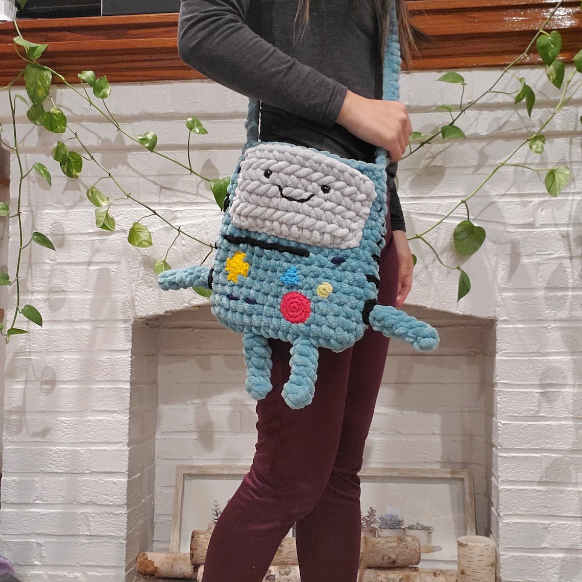 Handmade Crochet BMO Shoulder Bag Amigurumi Bag BMO | Etsy