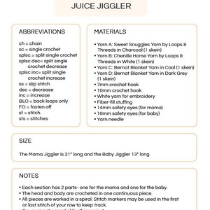 2in1 PDF PATTERN- Adventure Juice Jiggler Plush, Two Patterns in One ...