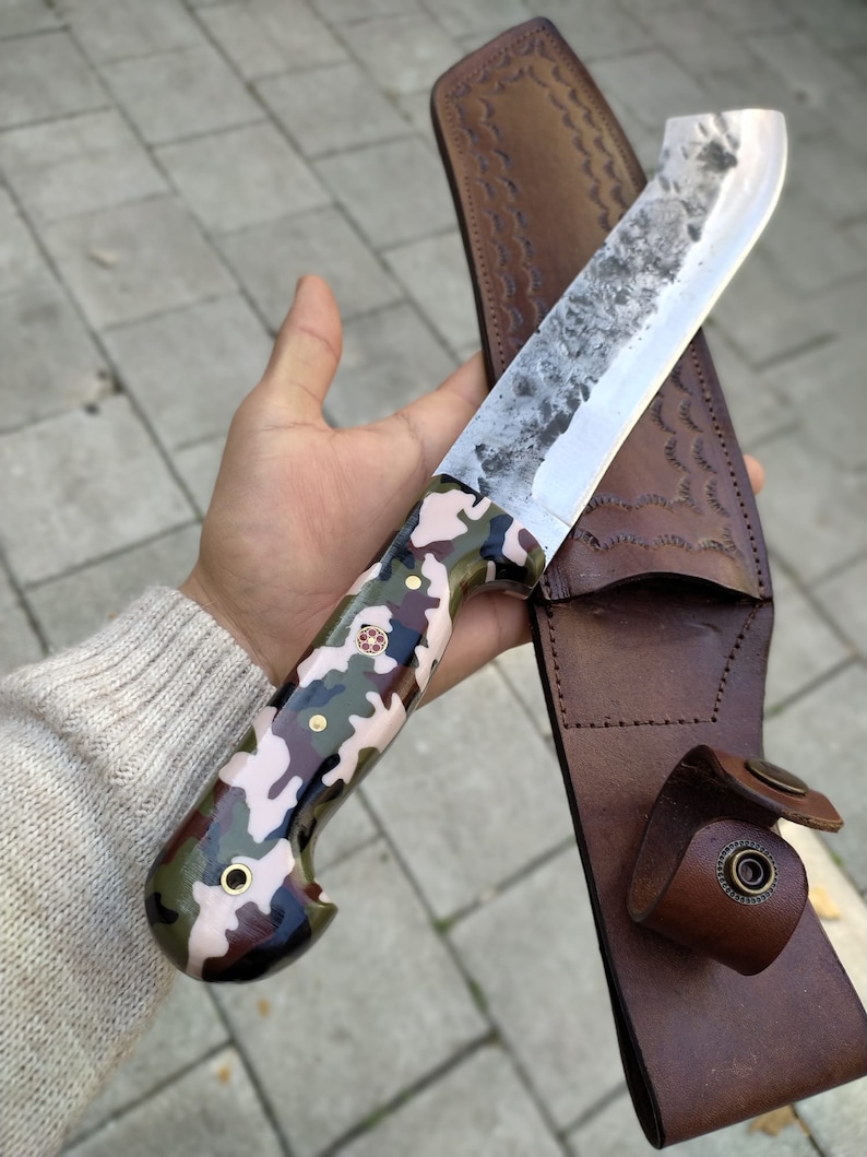 Custom Handcrafted Machete Hand Forged 5160 Spring Steel With - Etsy