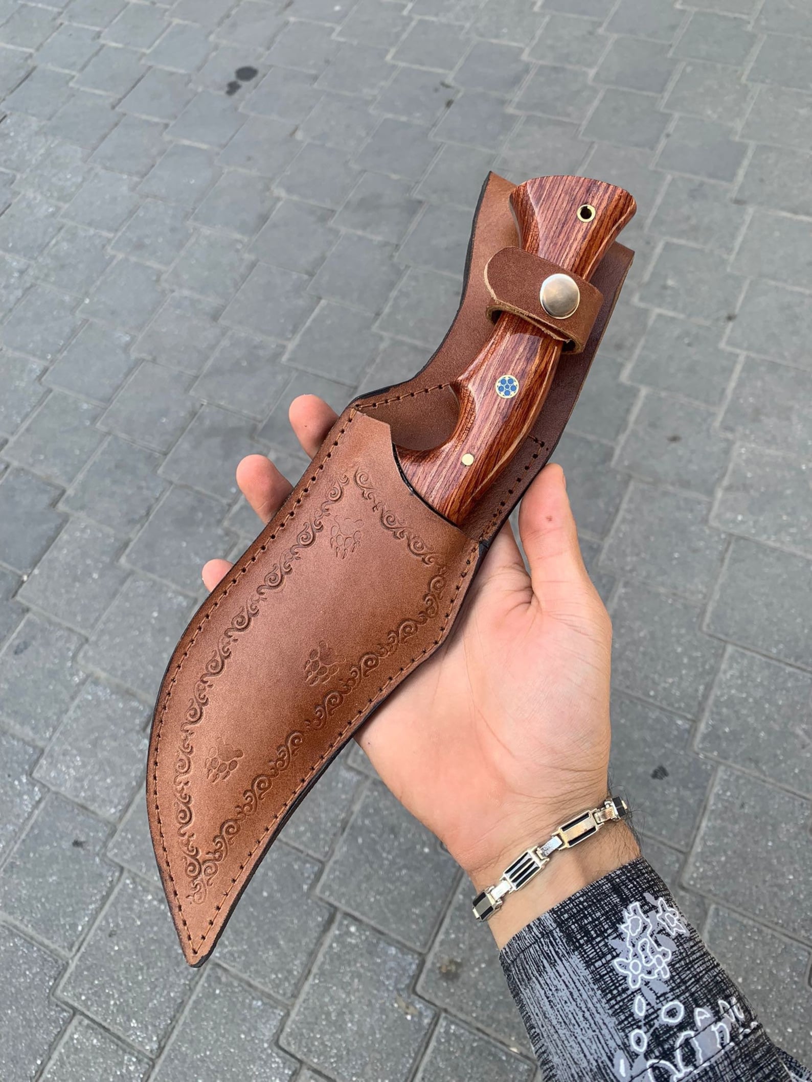 Camping Knife Custom Handmade Handcrafted Hunting Knife Walnut - Etsy