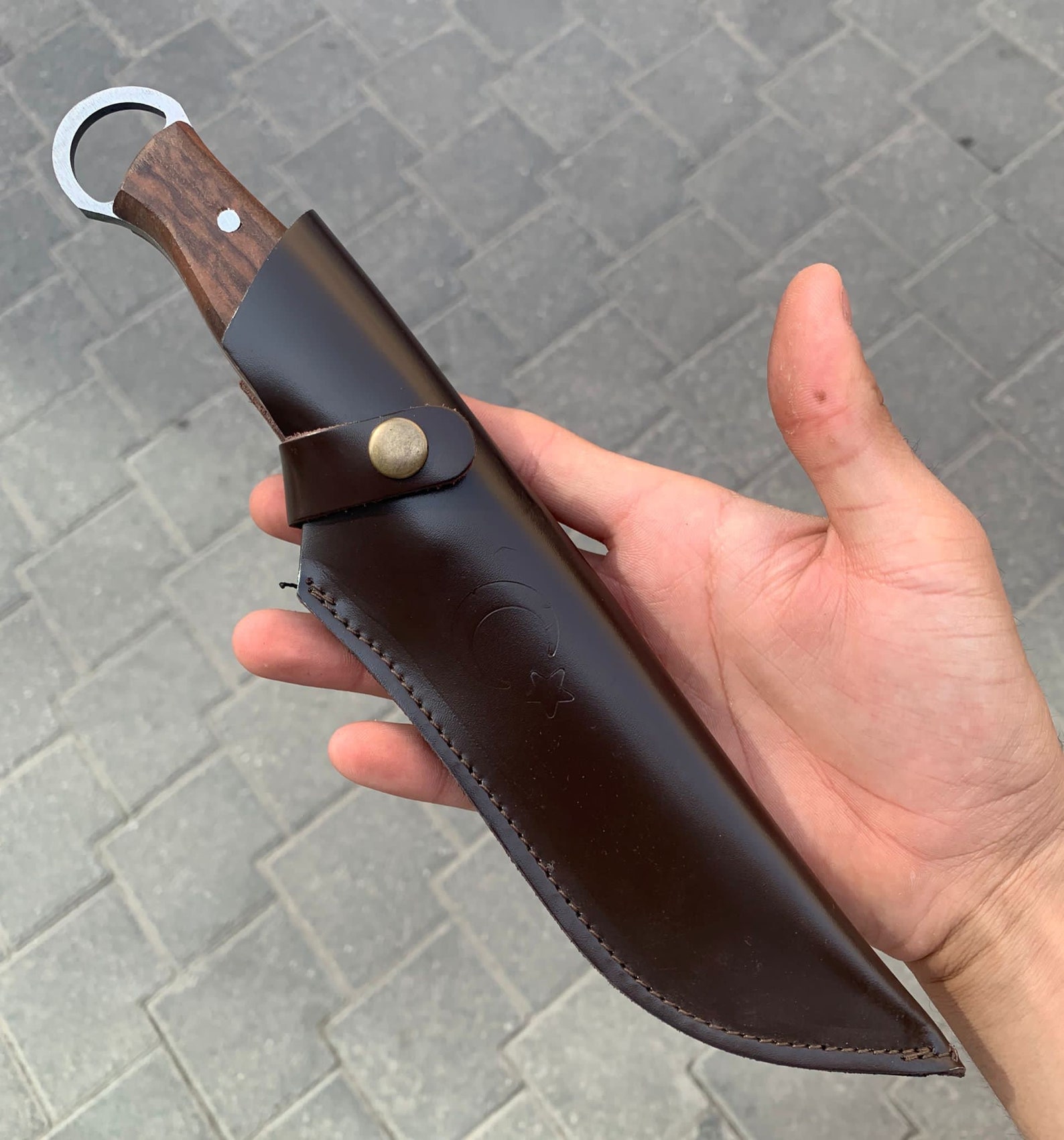 Custom Handmade Hunting Camp Knife german Stainless Steel - Etsy