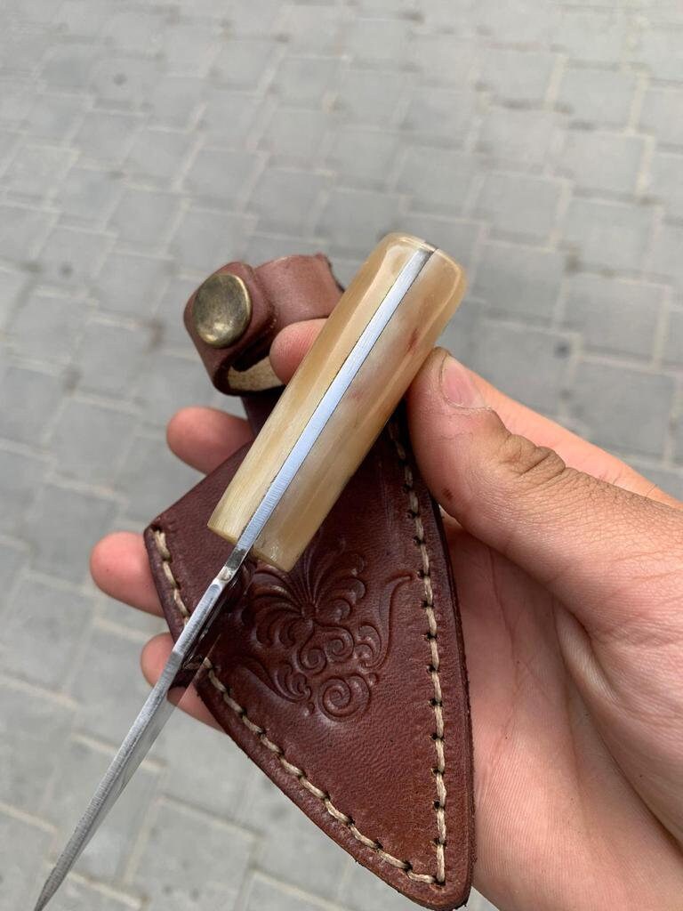 Custom Handmade German Steel Mini Knife Mini Cleaver Deer - Etsy