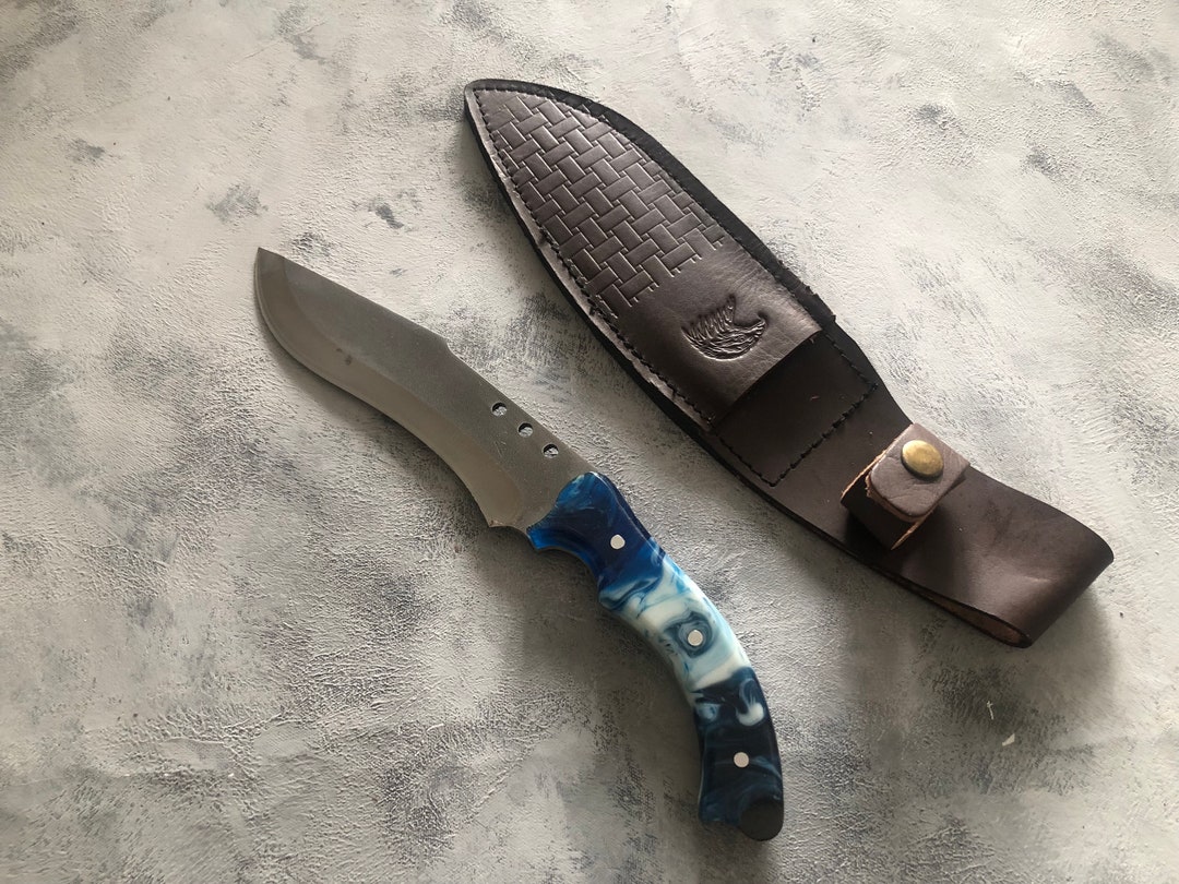 Personalized Hunting Knife, Custom Name Engraved Knife, Epoxy Handle ...