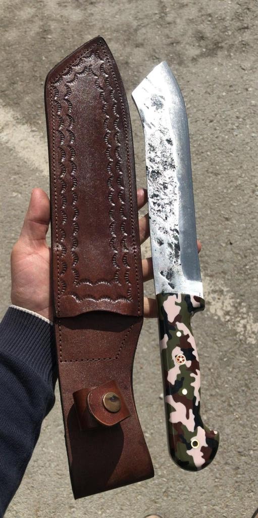 Custom Handcrafted Machete Hand Forged 5160 Spring Steel with | Etsy