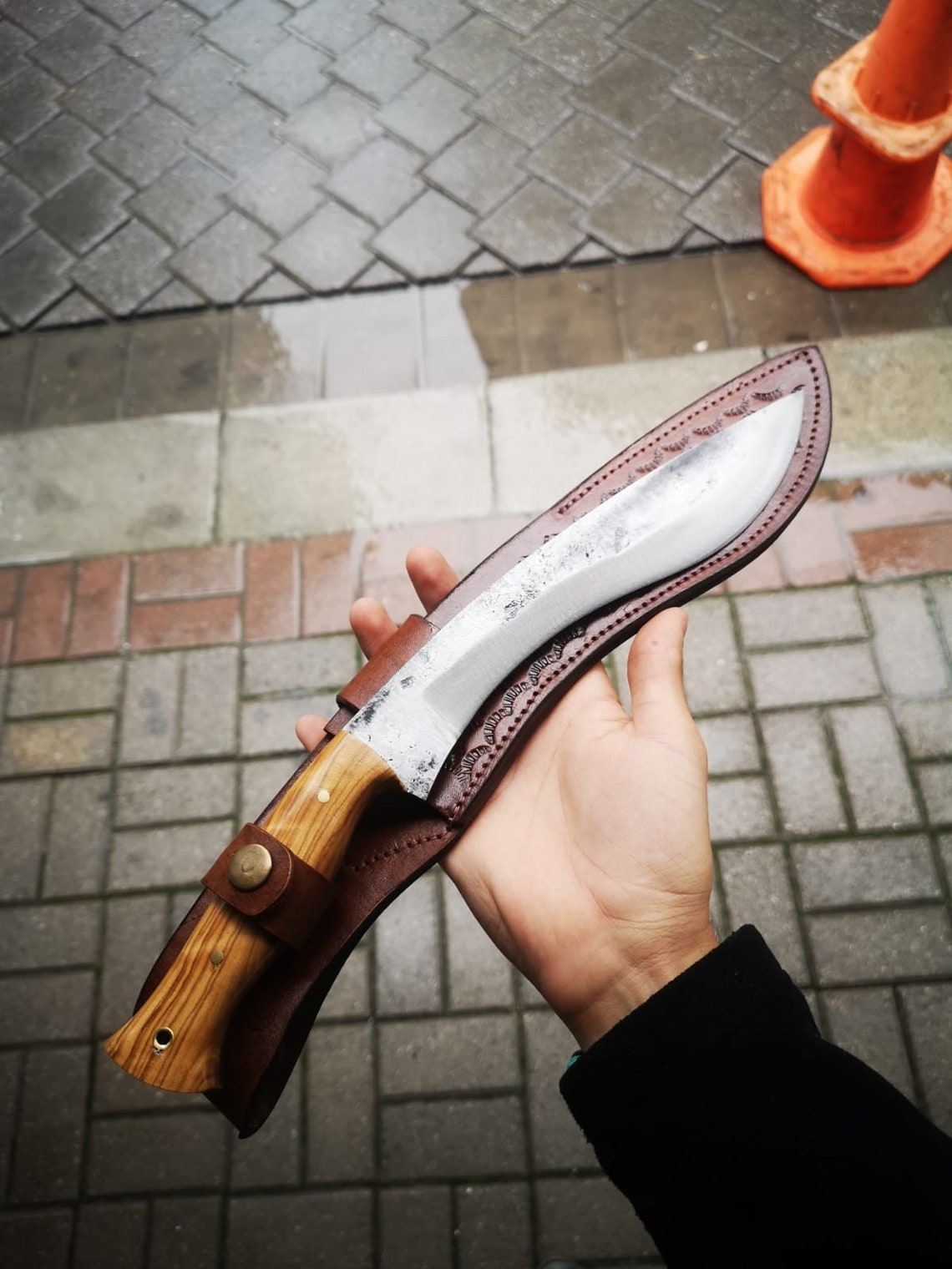 Custom Handcrafted Kukri Machete 5160 Hand Forged Spring Steel - Etsy