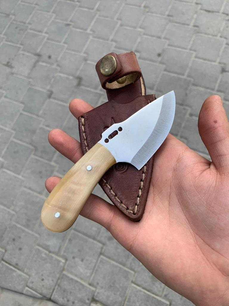Custom Handmade German Steel Mini Knife Mini Cleaver Deer - Etsy