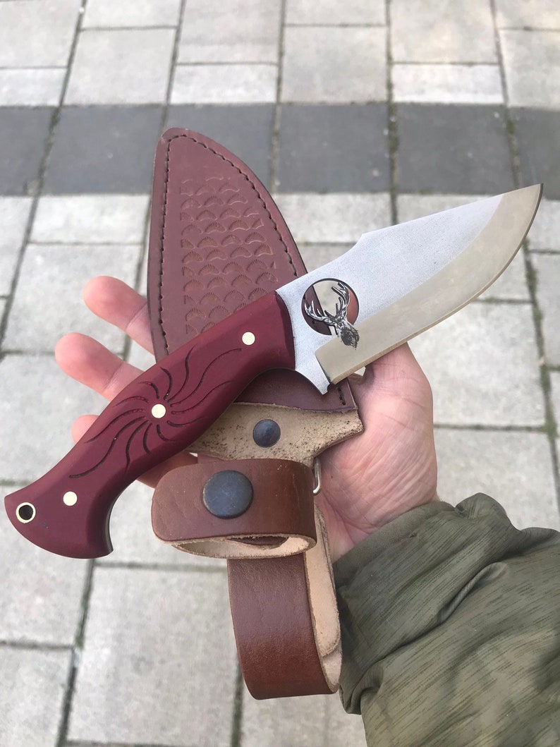 Camping Knife Custom Handmade Handcrafted Hunting Knife Mica | Etsy