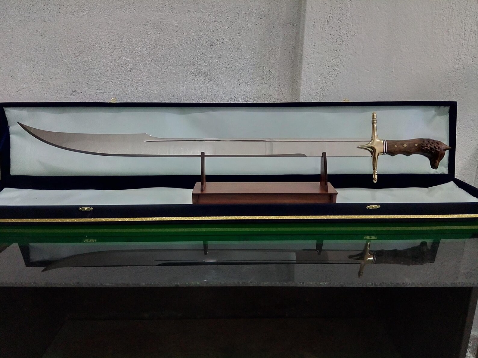 Ertugrul Sword Wolf Head Handle 4116 German Stainless Steel - Etsy