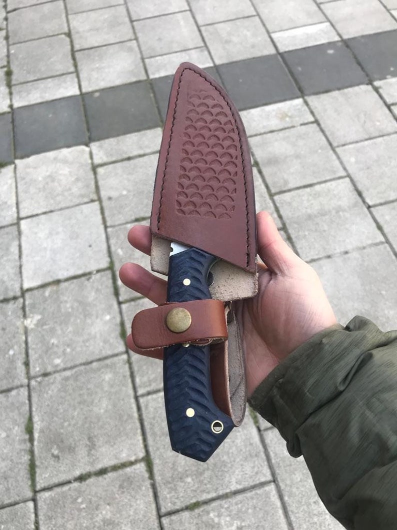 Camping Knife Custom Handmade Handcrafted Hunting Knife Mica - Etsy