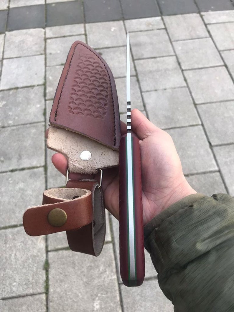 Camping Knife Custom Handmade Handcrafted Hunting Knife Mica - Etsy