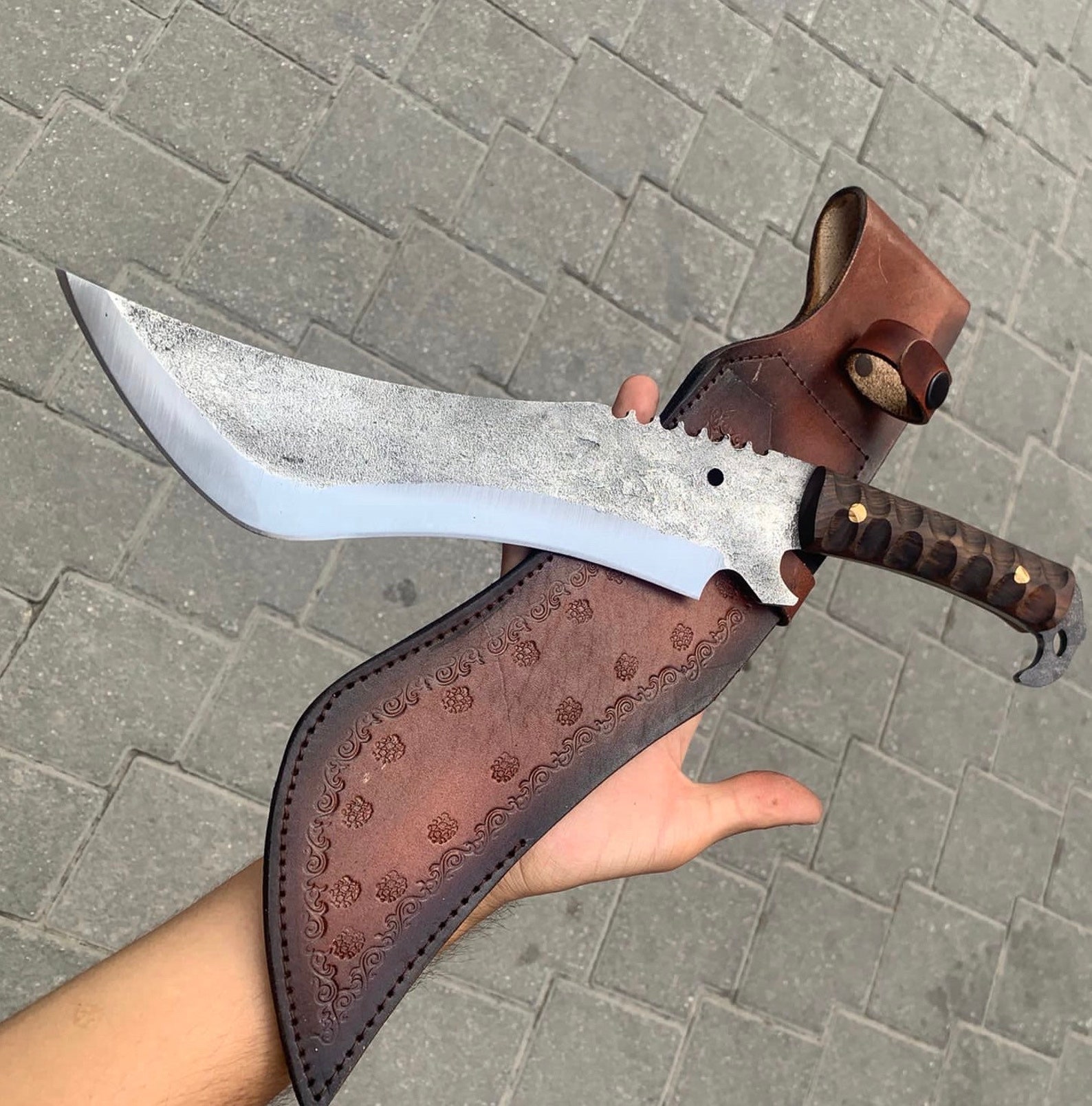 Custom Handcrafted Heavy Duty Machete 5160 Hand Forged Spring - Etsy