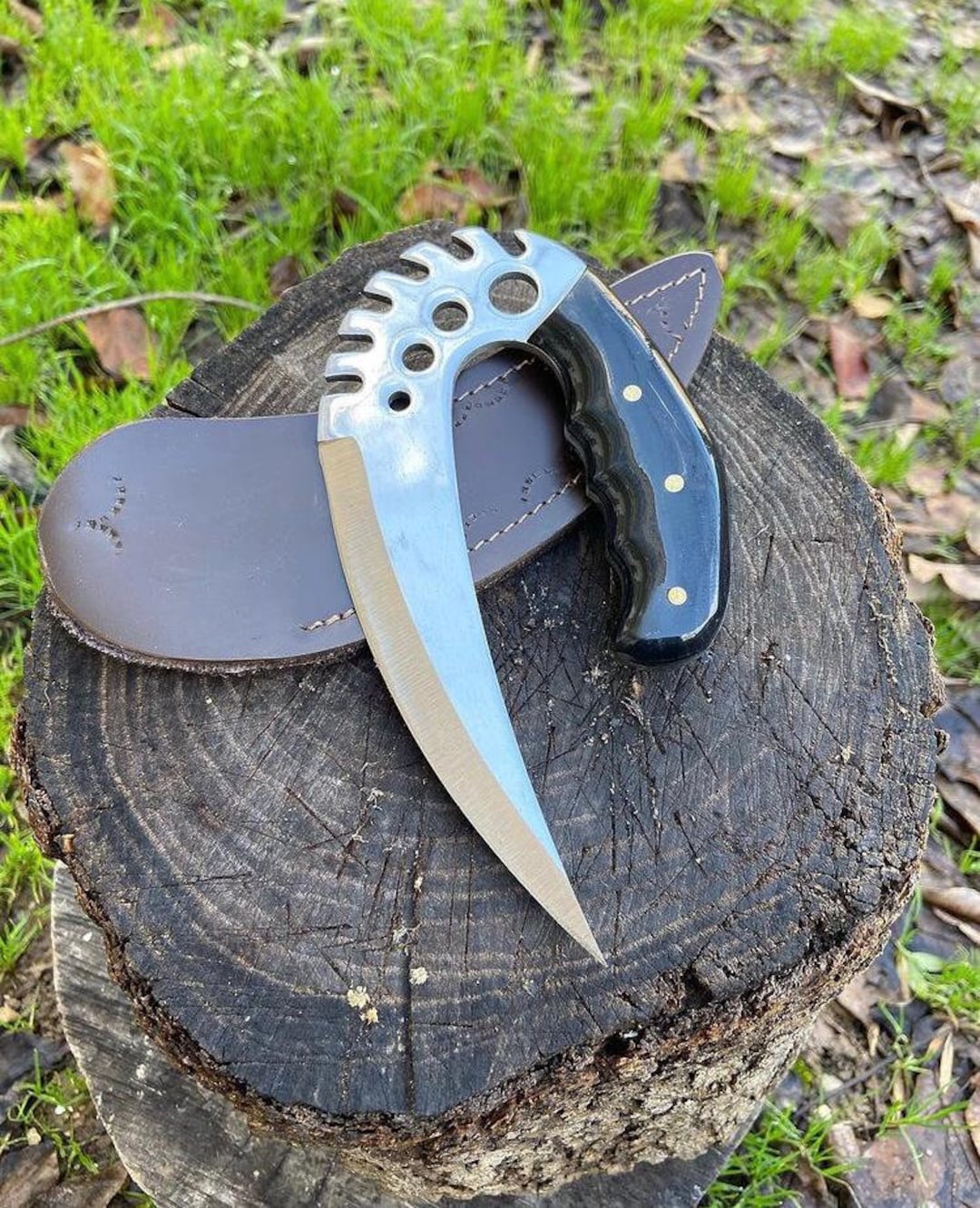 Handcrafted Custom Made Swing Blade Dagger Mica Handle With - Etsy
