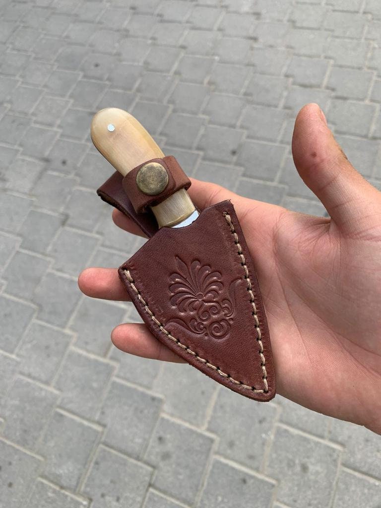 Custom Handmade German Steel Mini Knife Mini Cleaver Deer - Etsy