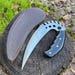 Handcrafted Custom Made Swing Blade Dagger Mica Handle With Leather ...