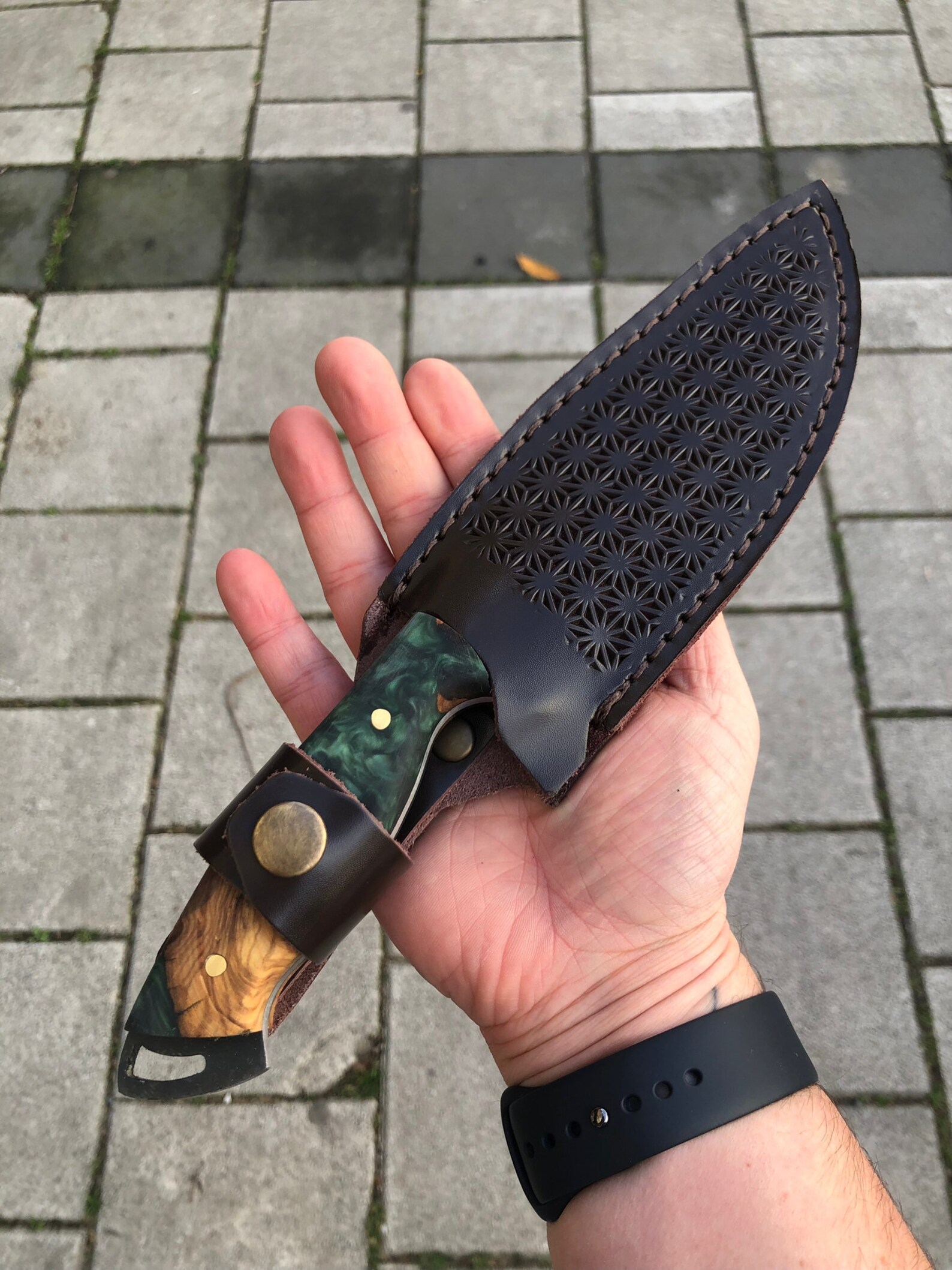 Handmade Custom Hunting Knife Hand-forged Carbon Steel Epoxy & - Etsy