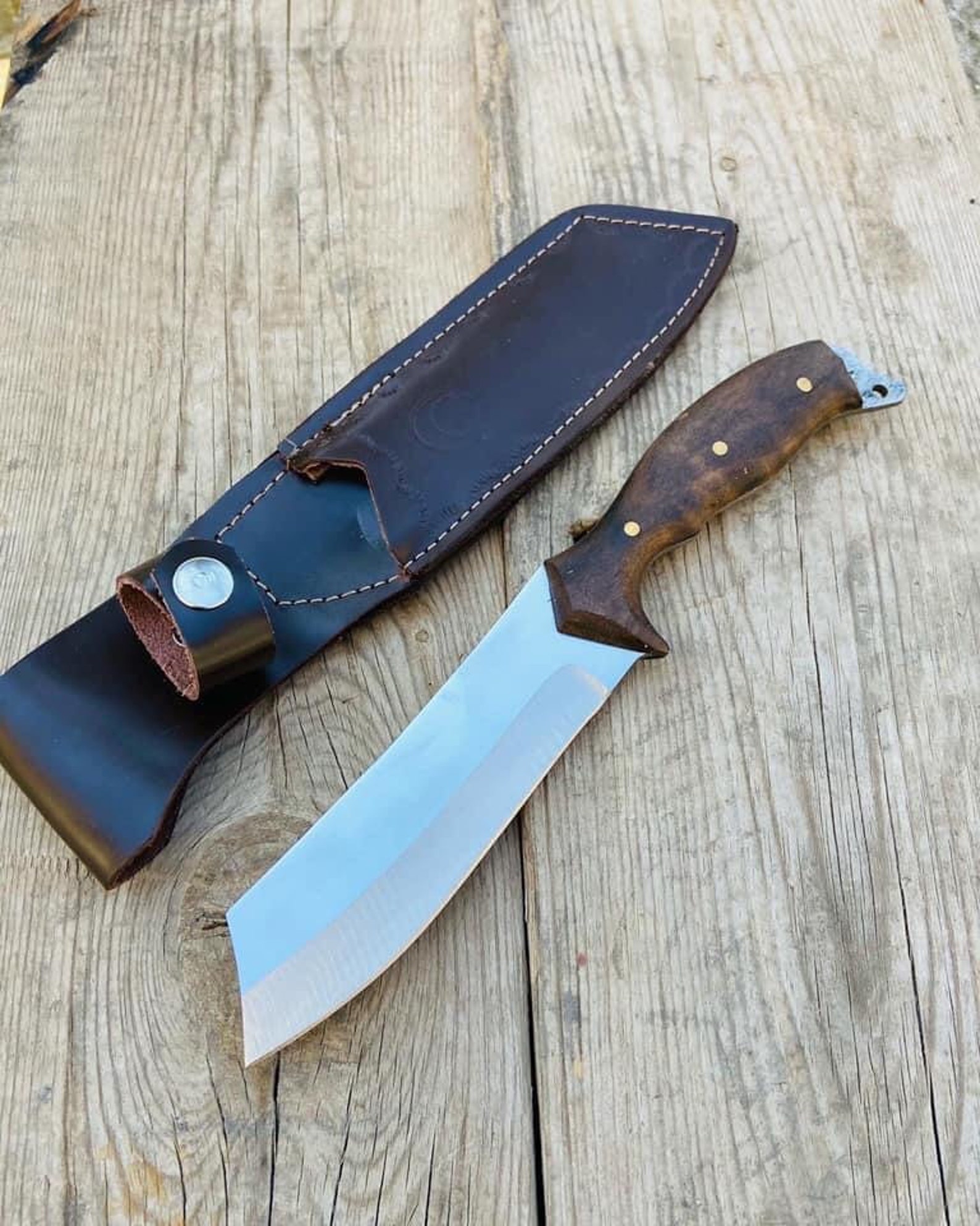 Custom Handmade Handcrafted Japanese Tanto Knife Walnutwood | Etsy