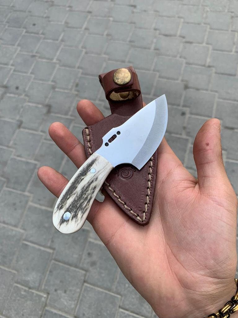 Custom Handmade German Steel Mini Knife Mini Cleaver Deer - Etsy