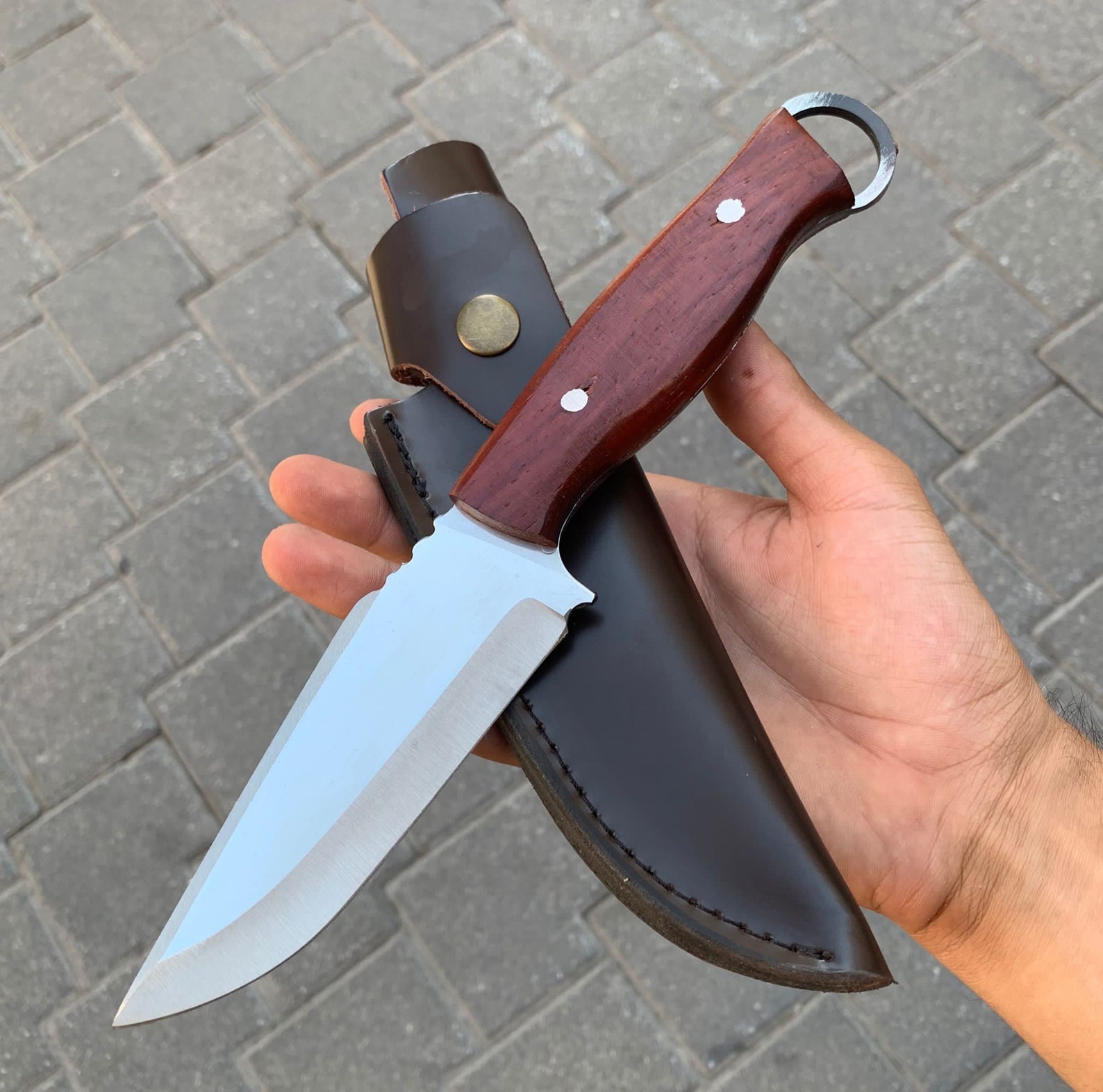 Custom Handmade Hunting Camp Knife german Stainless Steel - Etsy