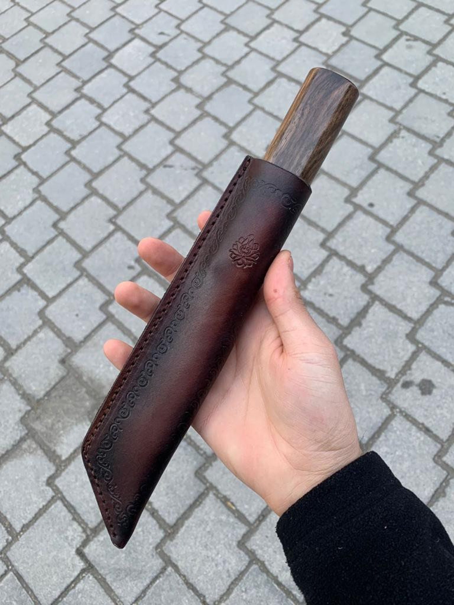 Handcrafted Tanto Knife,walnut Handle, Personalized Option,birthday ...